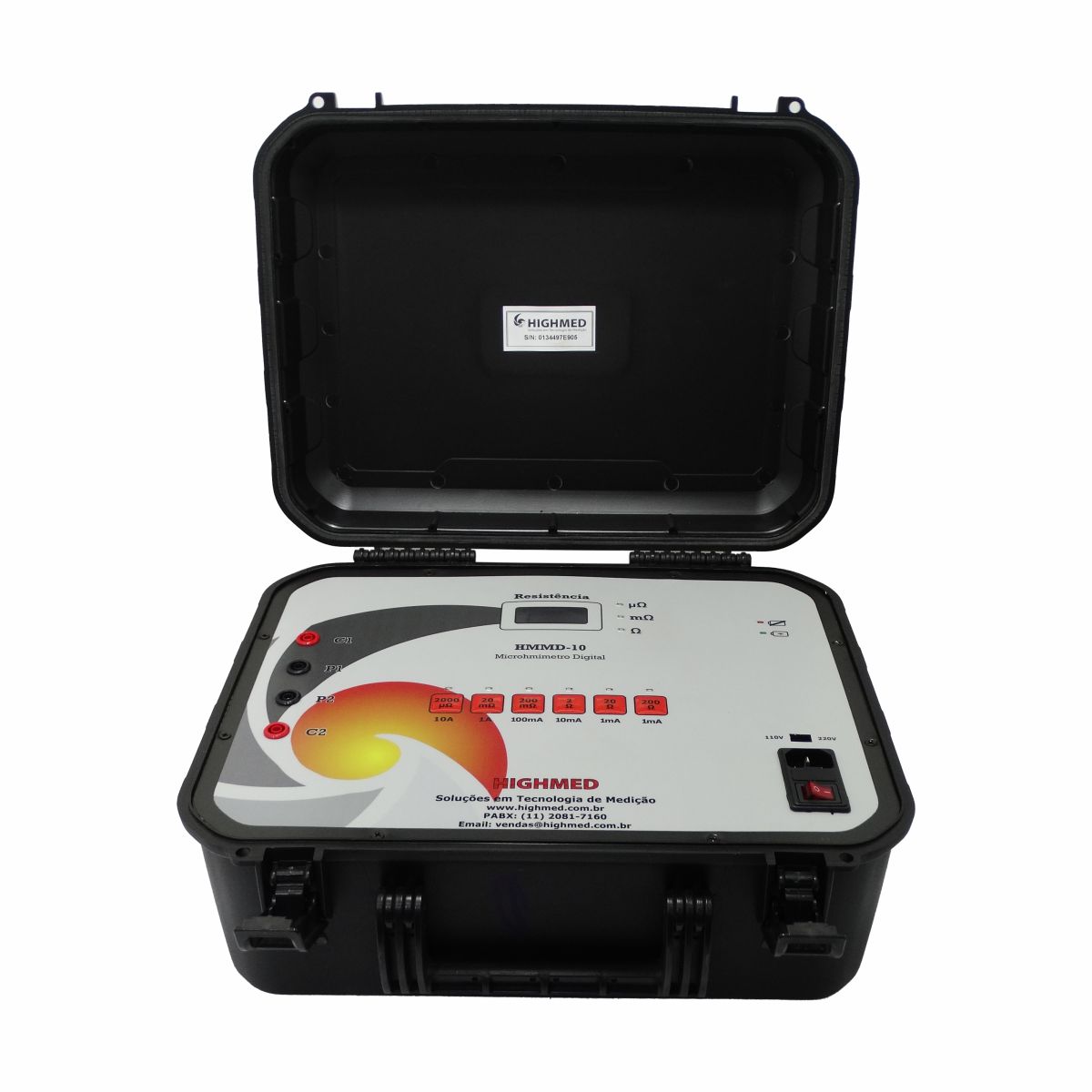 MICROHMIMETRO DIGITAL PORTÁTIL - HMMD-10 - Highmed 15 anos ...