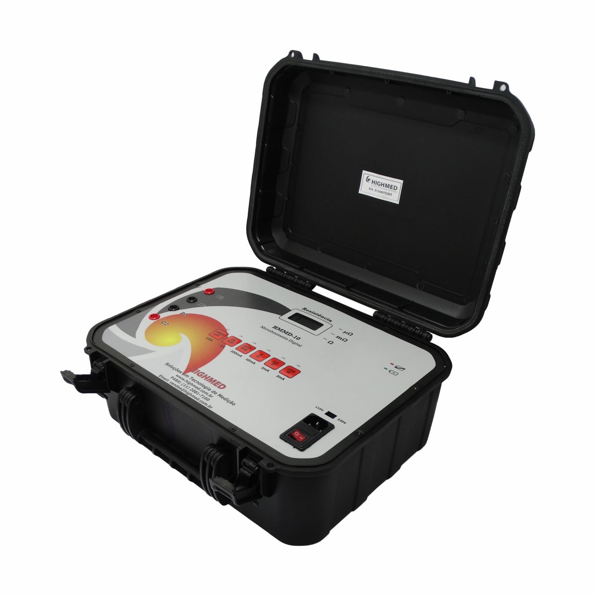 MICROHMIMETRO DIGITAL PORTÁTIL – HMMD-10 - Highmed 15 anos ...