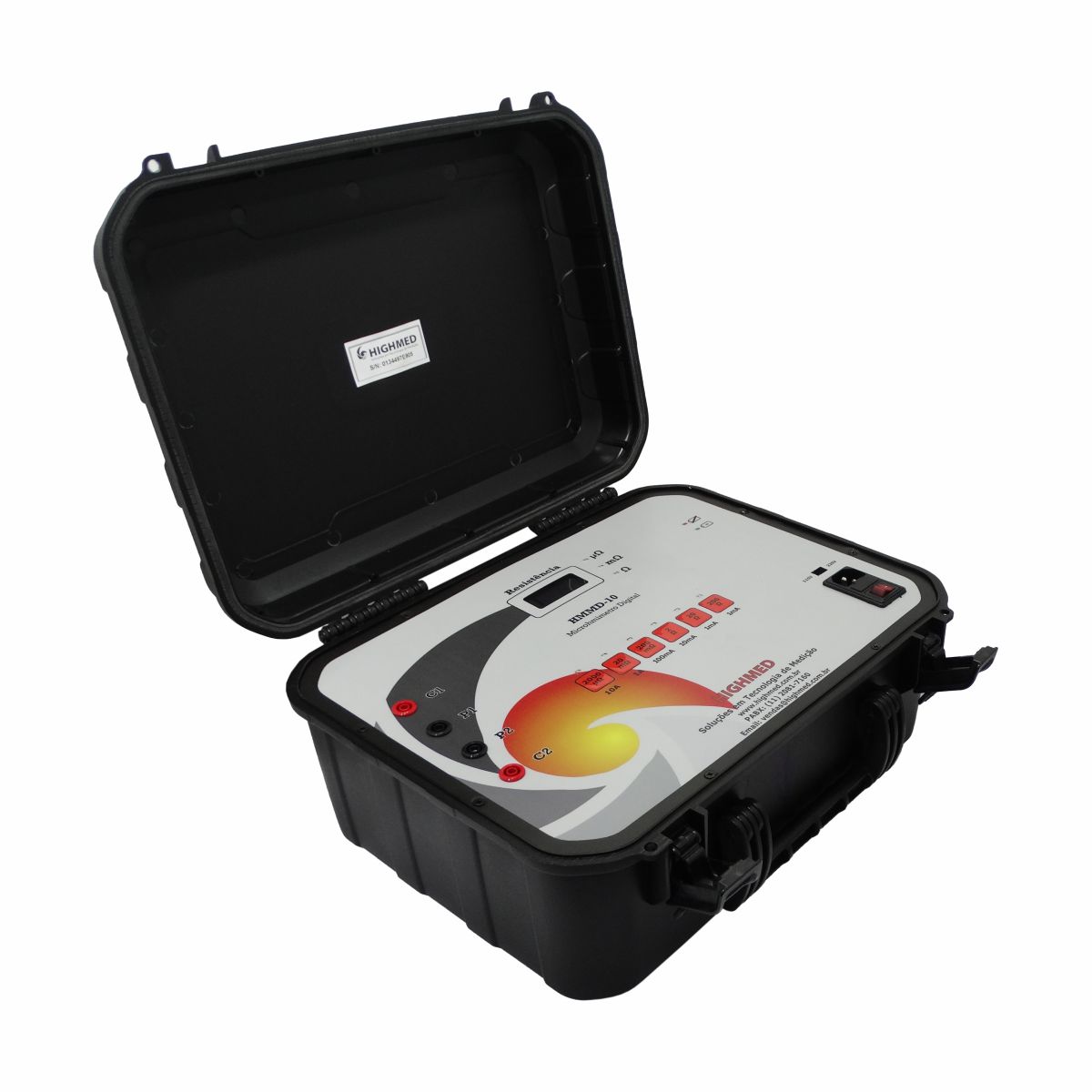 MICROHMIMETRO DIGITAL PORTÁTIL – HMMD-10 - Highmed 15 anos ...