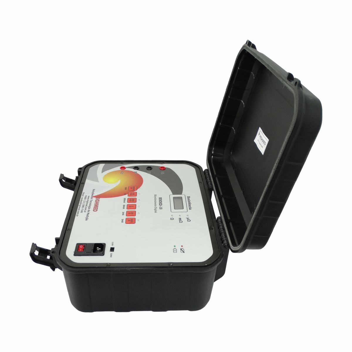 MICROHMIMETRO DIGITAL PORTÁTIL - HMMD-10 - Highmed 15 anos ...