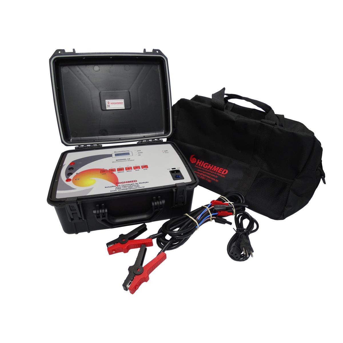 MICROHMIMETRO DIGITAL PORTÁTIL - HMMD-10 - Highmed 15 anos ...