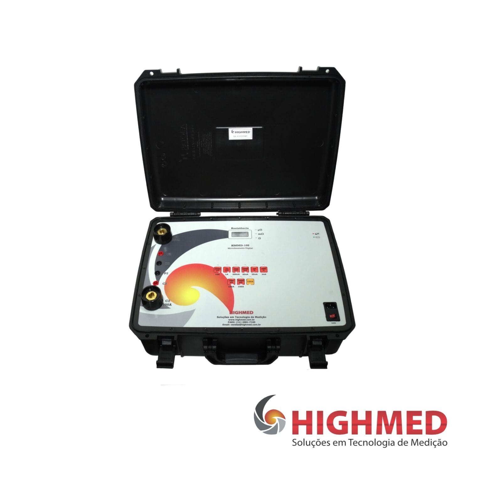 MICROHMIMETRO DIGITAL PORTÁTIL - HMMD-100 - Highmed 15 anos ...