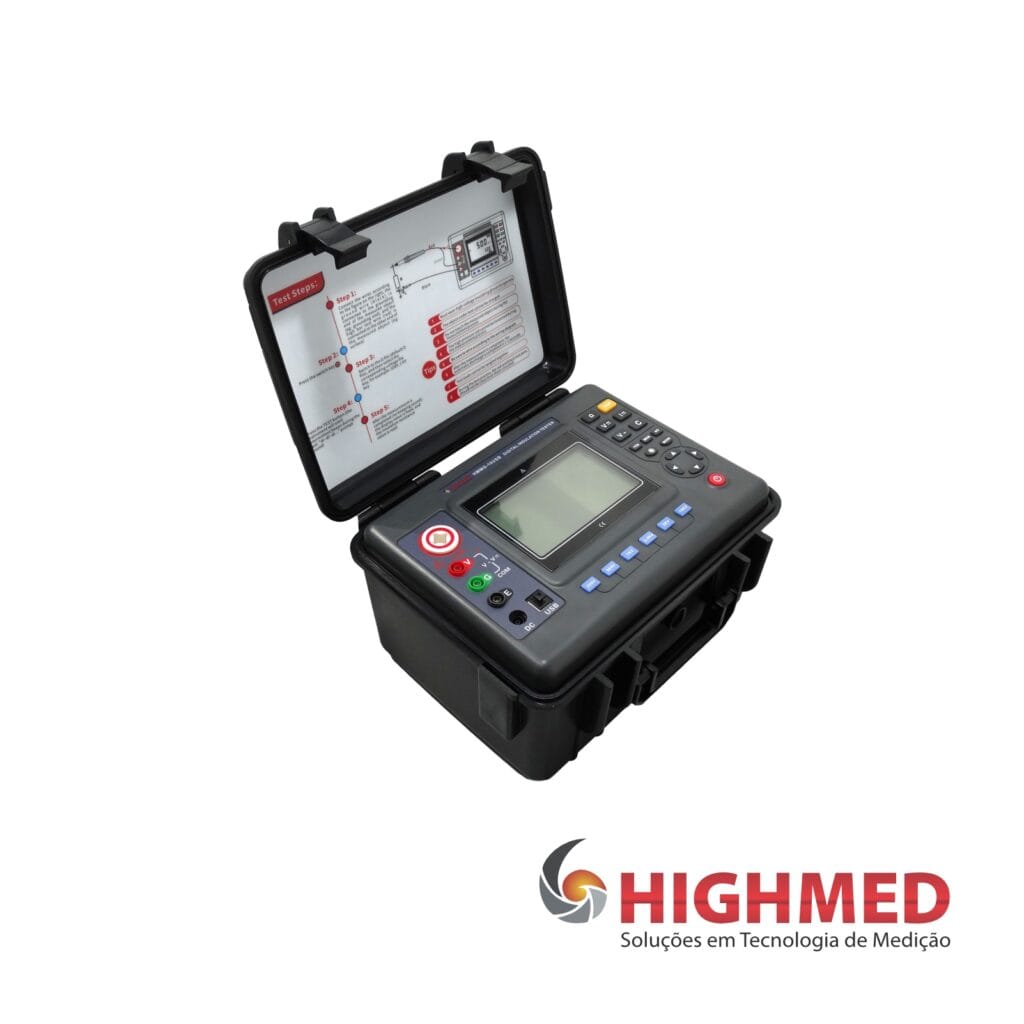 MEGÔHMETRO DIGITAL DE 15KV COM LOGGER – HMMG-15 PRO - Highmed 15 anos ...