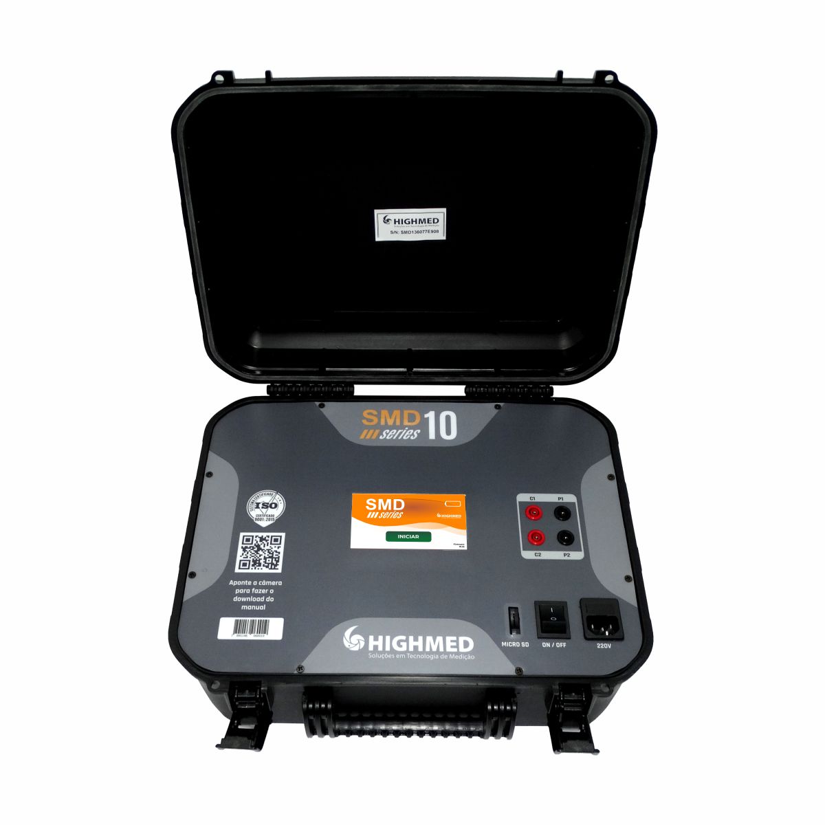 MICROHMIMETRO DE 10A COM DATALOGGER - SMD-10 - Highmed 15 anos ...