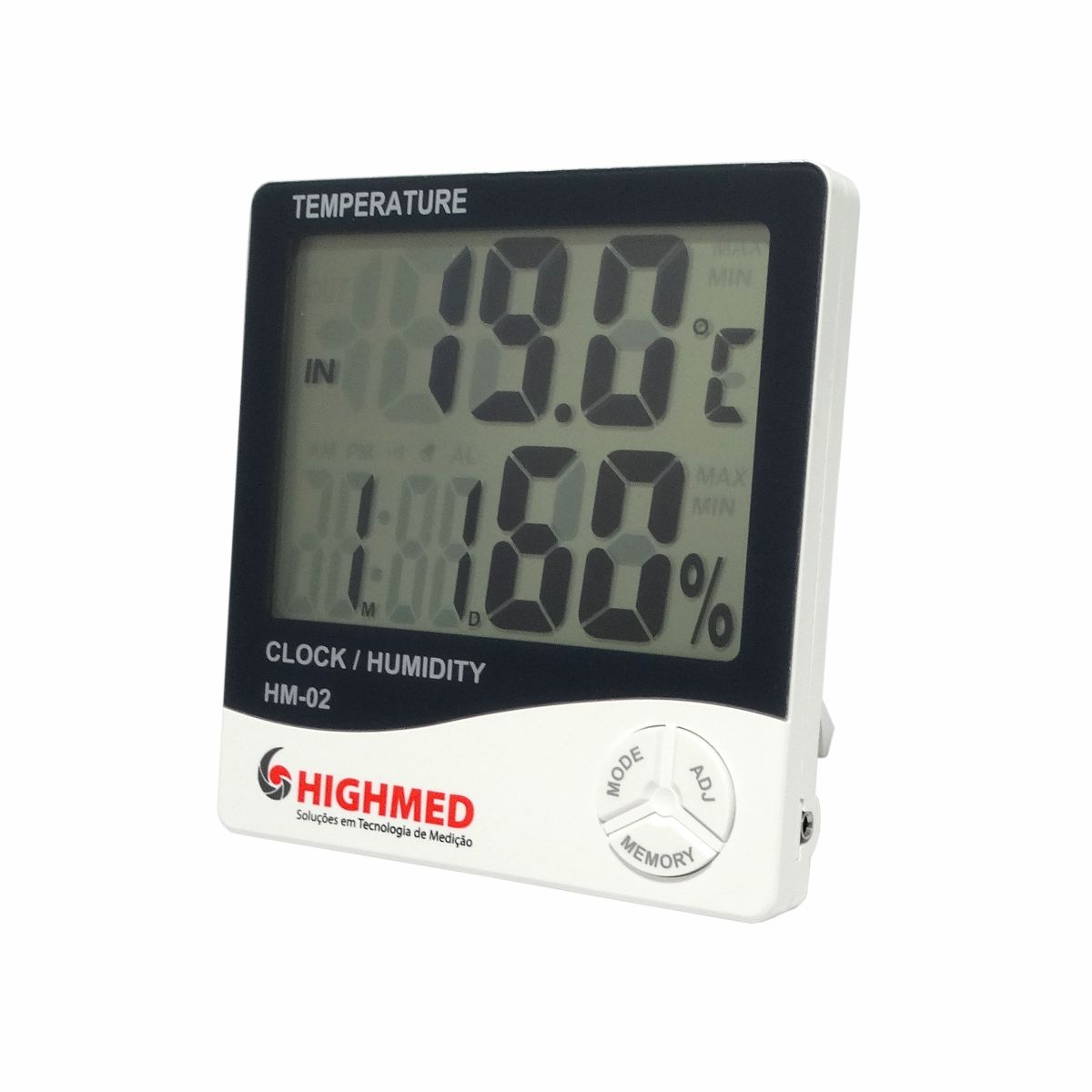 TERMOHIGRÔMETRO DIGITAL DE PAREDE E MESA COM SENSOR EXTERNO – HM-02 ...