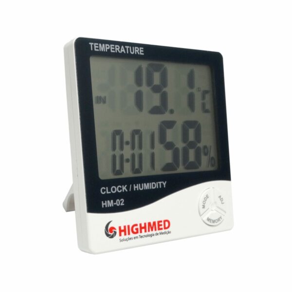 TERMOHIGRÔMETRO DIGITAL DE PAREDE E MESA COM SENSOR EXTERNO – HM-02 ...